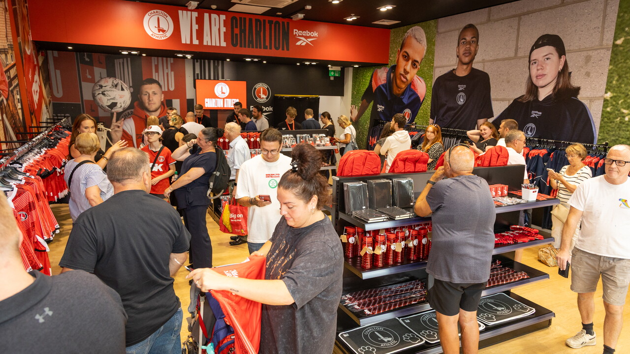 Bluewater pop-up store now open | Charlton Athletic Football Club