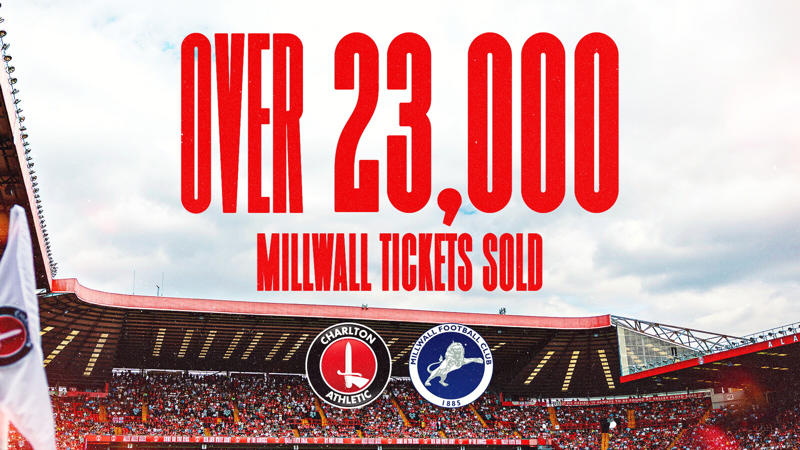 Ticketing information for Millwall fixture | Charlton Athletic Football ...