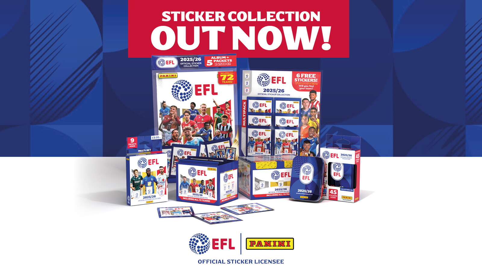 Panini and EFL launch first-ever EFL sticker collection | Charlton ...