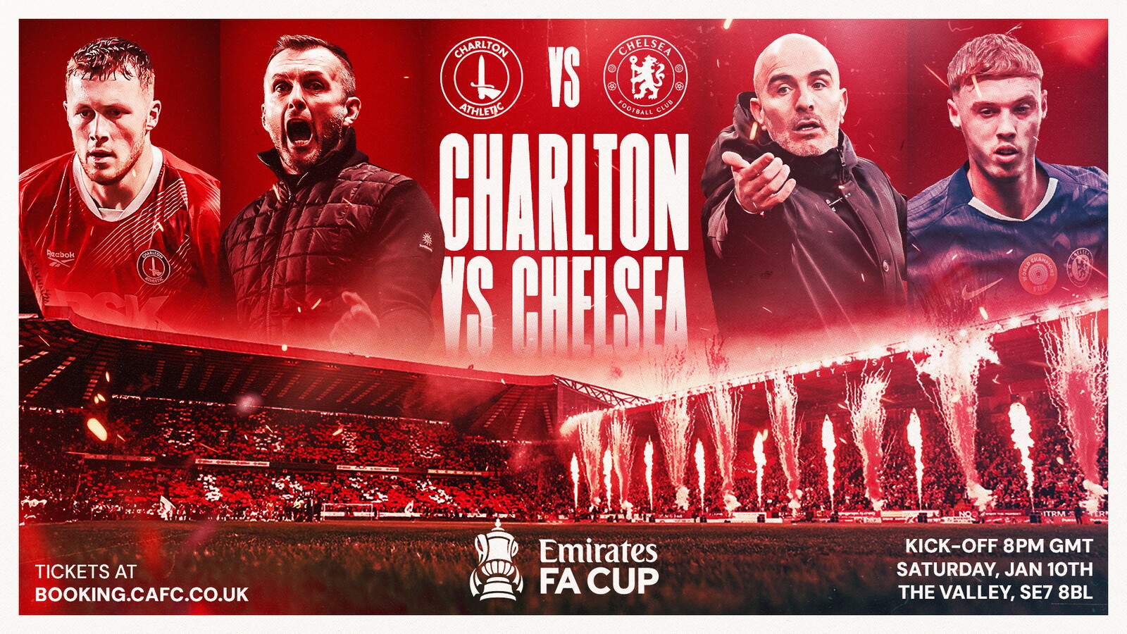 Ticketing information for Chelsea cup tie | Charlton Athletic Football Club