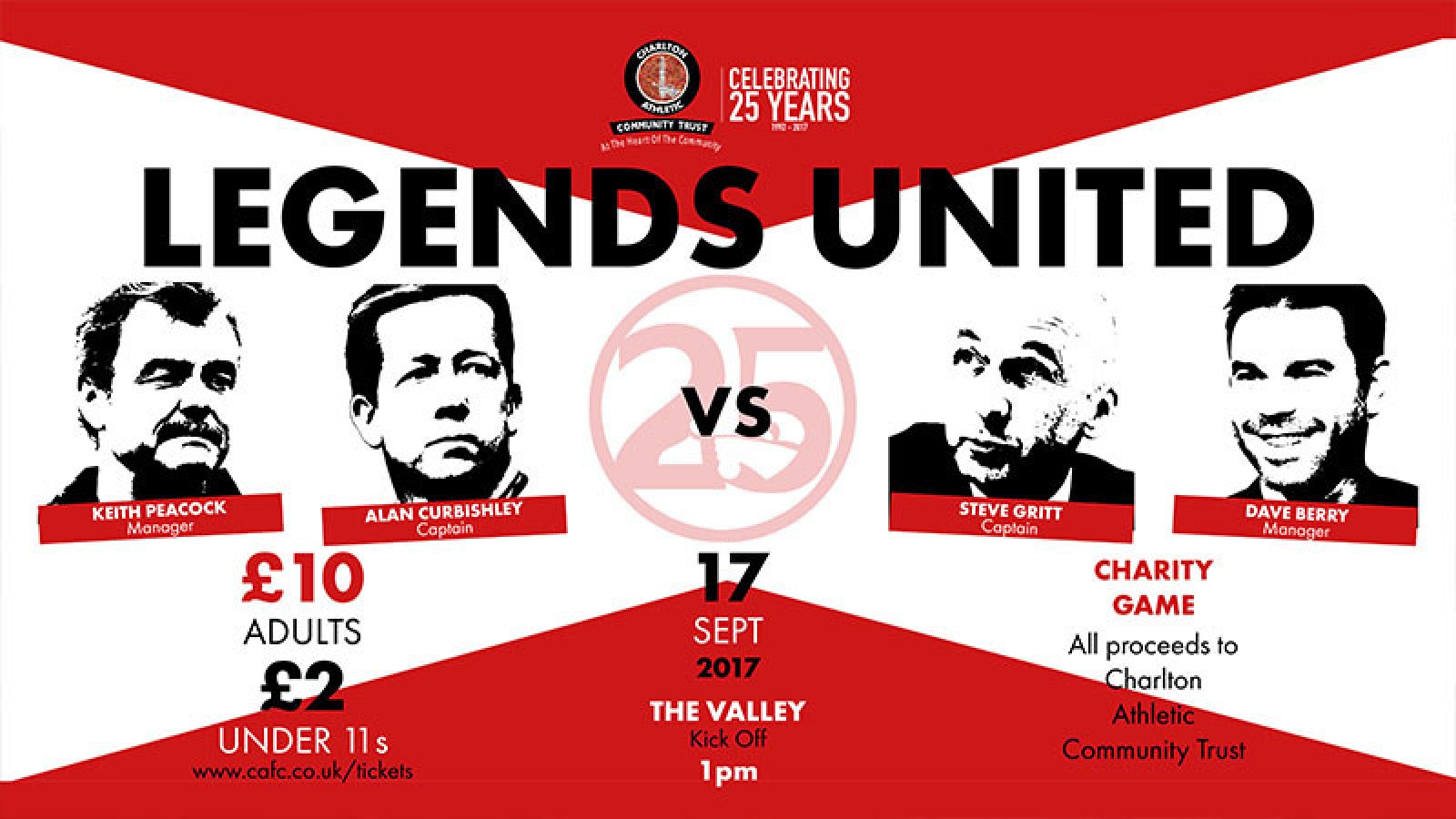 Charlton legends confirm their attendance for Valley-hosted charity ...