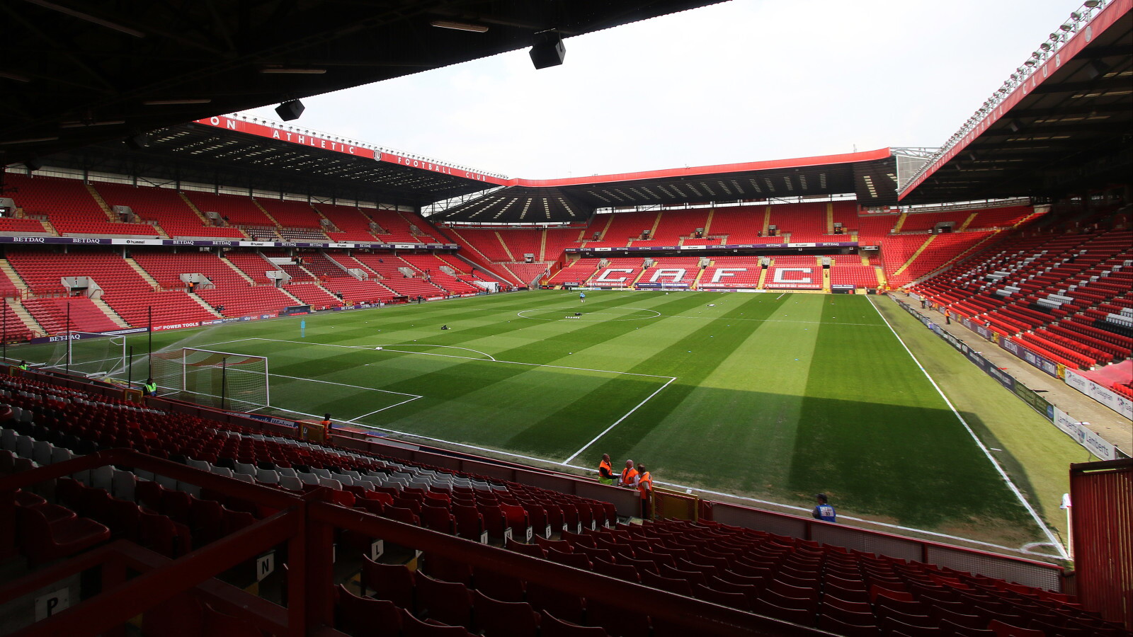 Jimmy Seed Stand opens up for Charlton fans ahead of second-leg clash ...