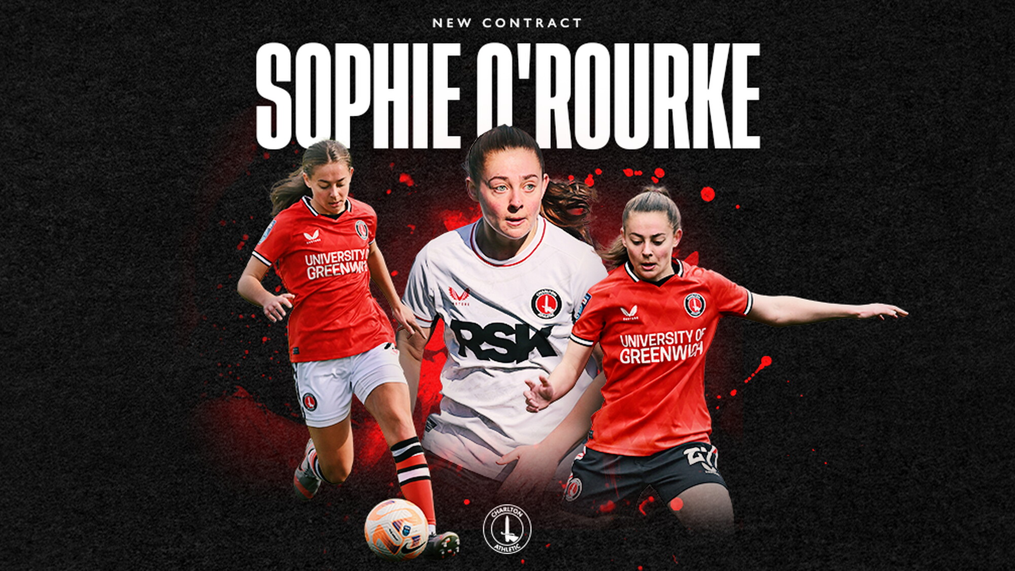 Sophie O'Rourke extends her stay in SE7 | Charlton Athletic Football Club