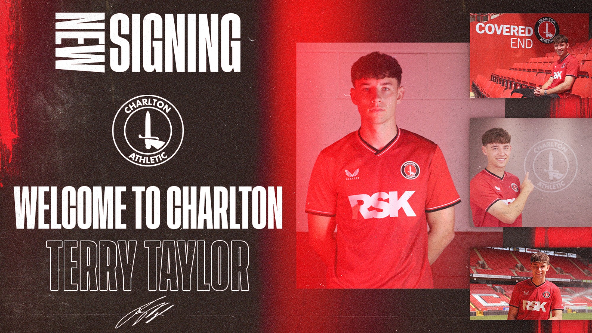 DONE DEAL | Terry Taylor is an Addick | Charlton Athletic Football Club