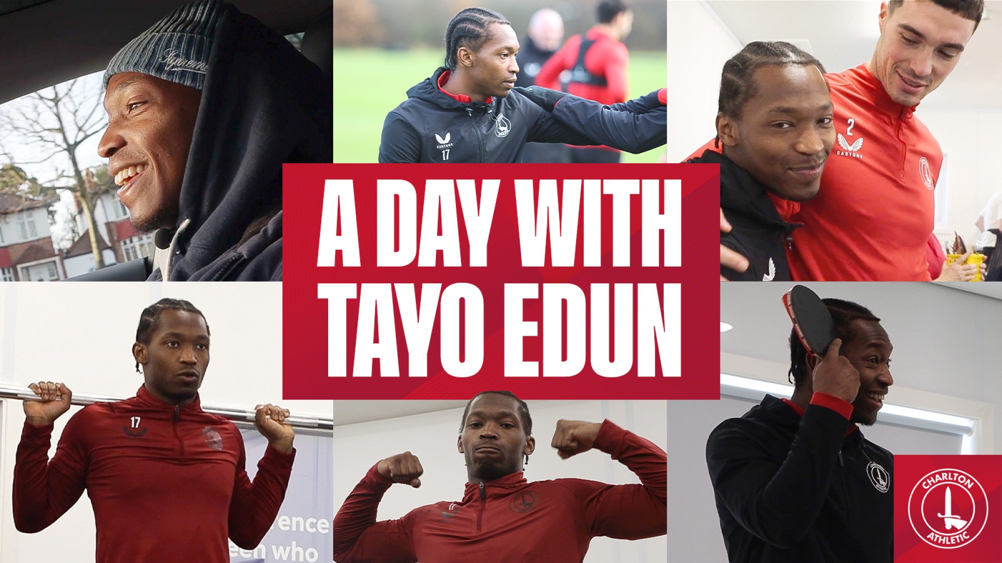 Watch a day in the life of Tayo Edun | Charlton Athletic Football Club