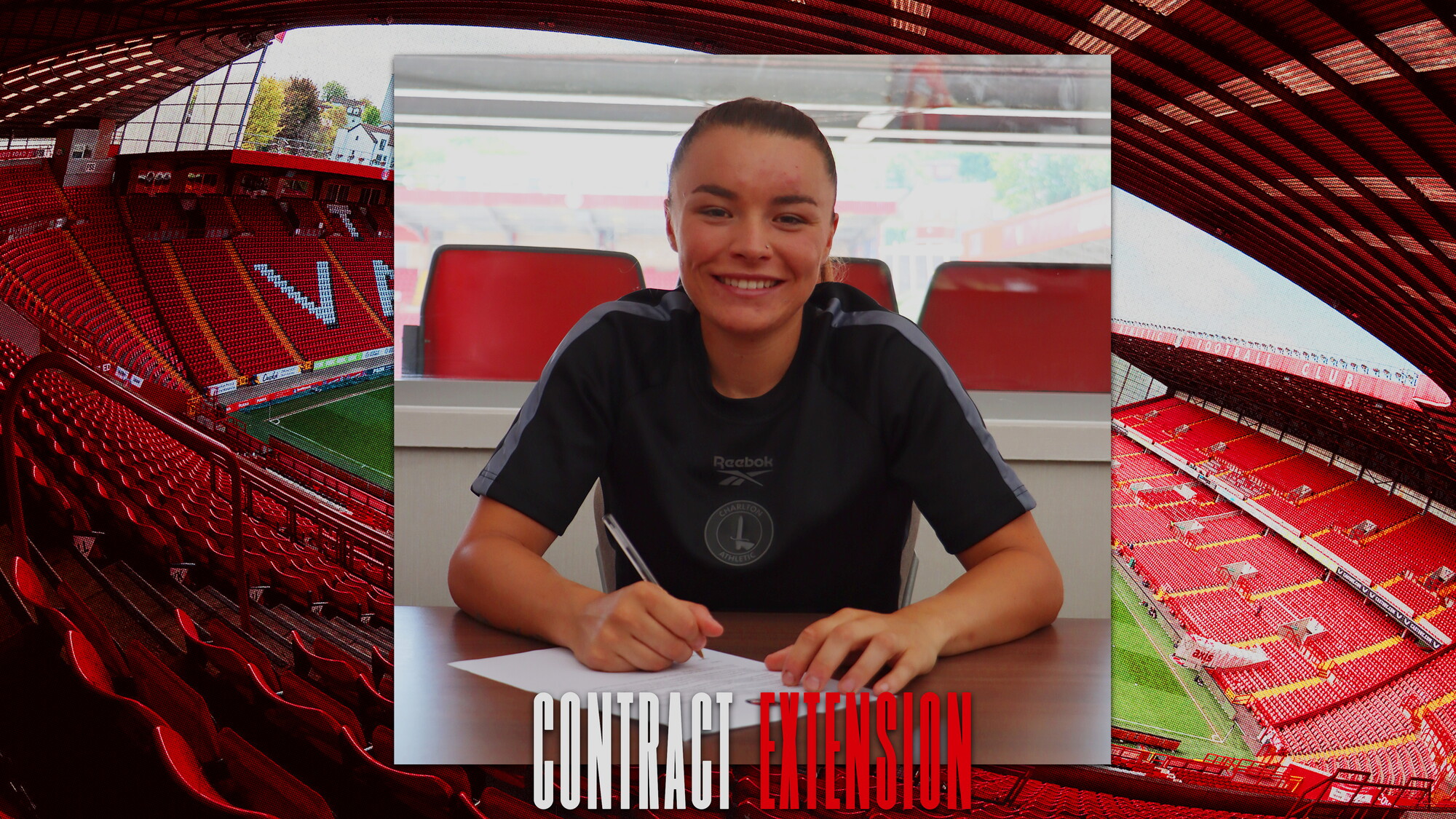 Jodie Hutton signs two year contract extension | Charlton Athletic ...
