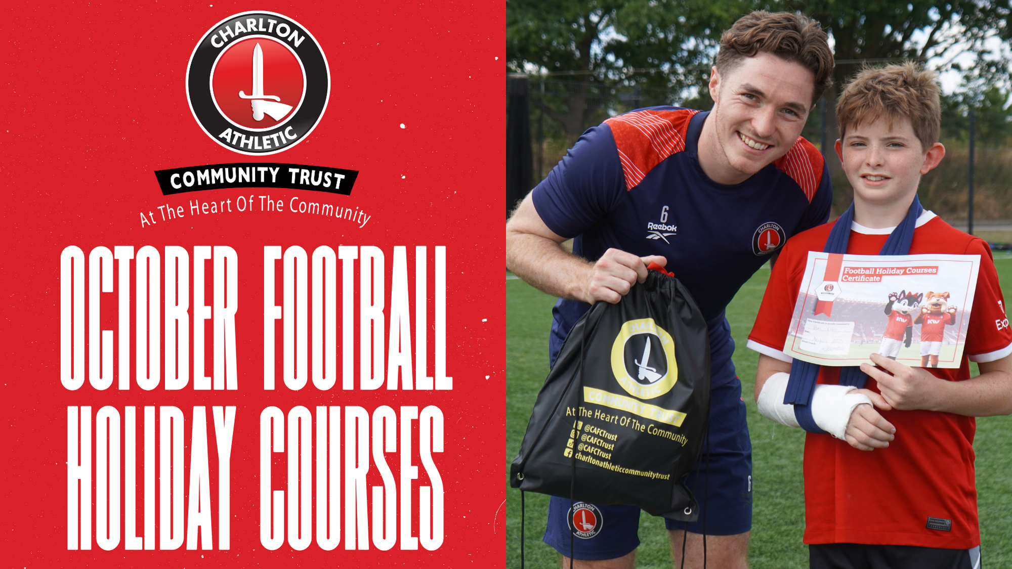 Book now for CACT’s October Football Holiday Courses | Charlton ...