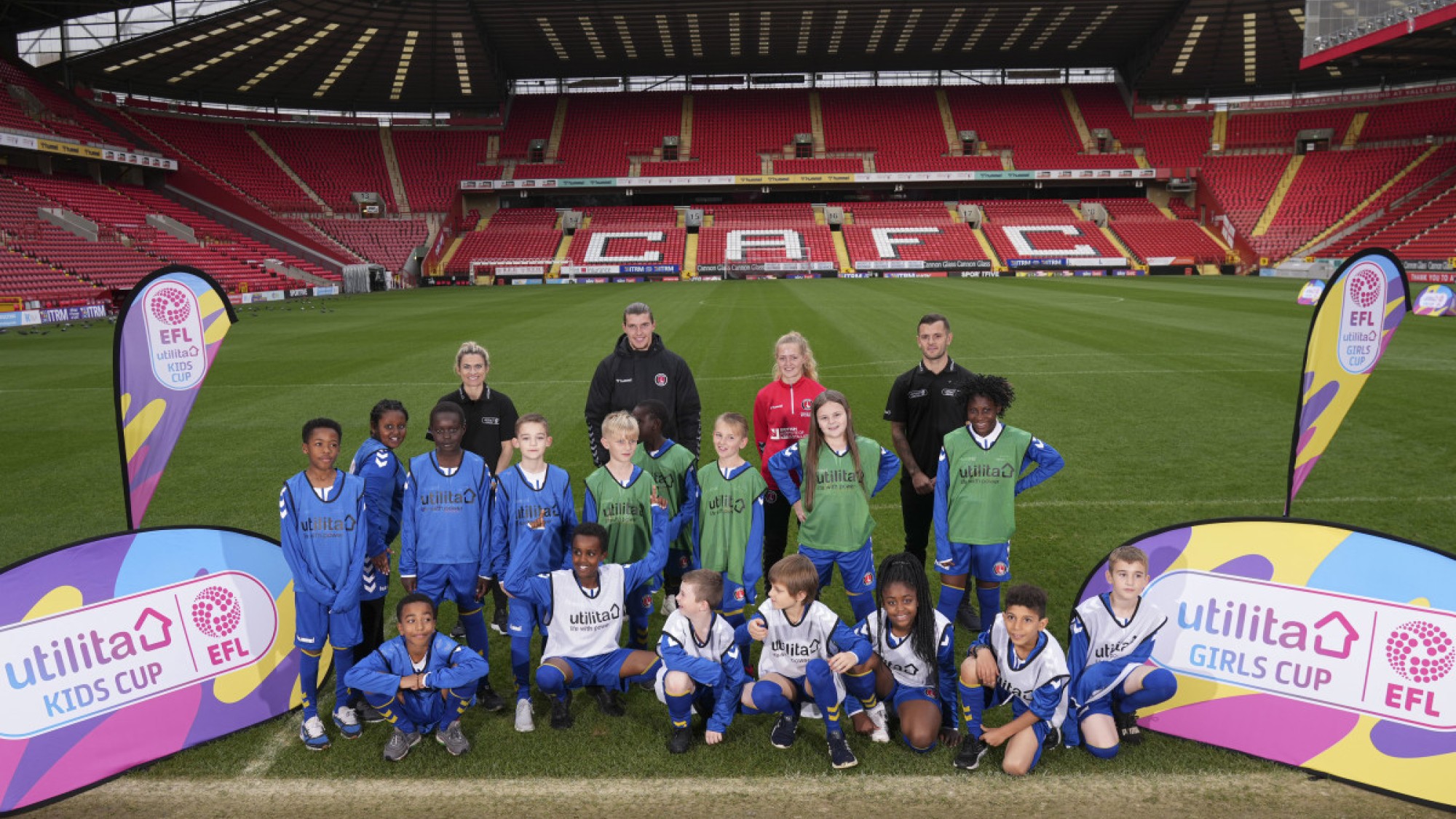 16 young people head to The Valley for Utilita Kids and Girls Cup ...