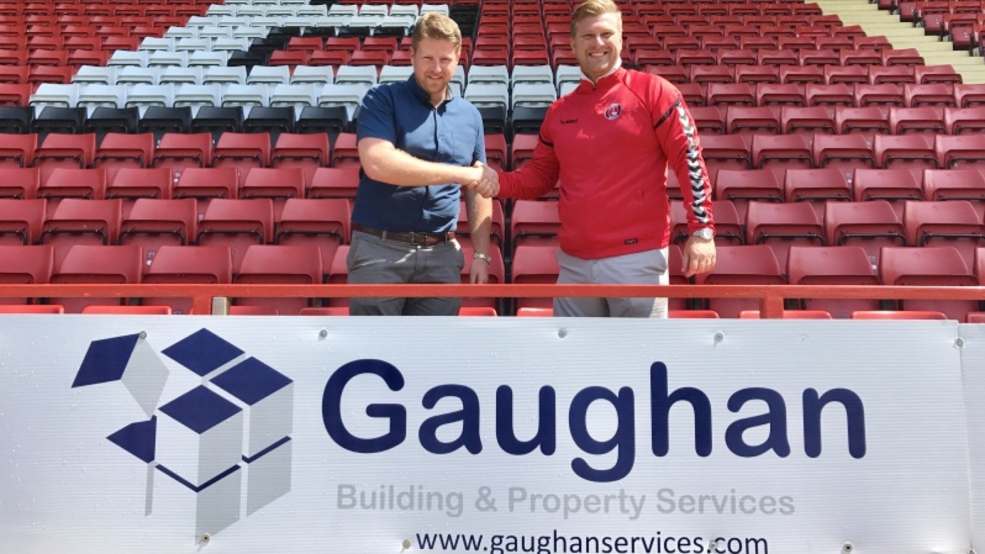 Charlton announce partnership with Gaughan Building & Property Services ...
