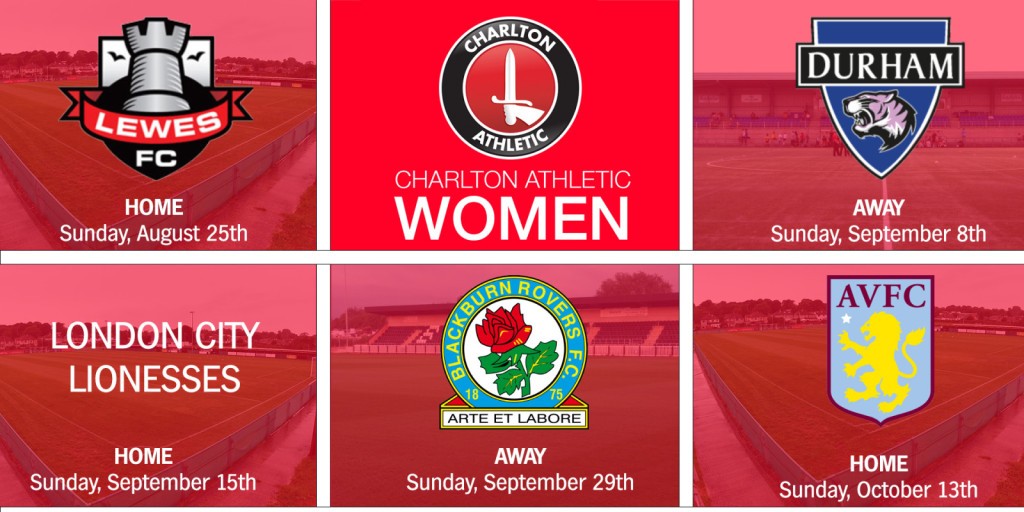 Charlton Athletic Women s fixtures announced Charlton Athletic Football Club